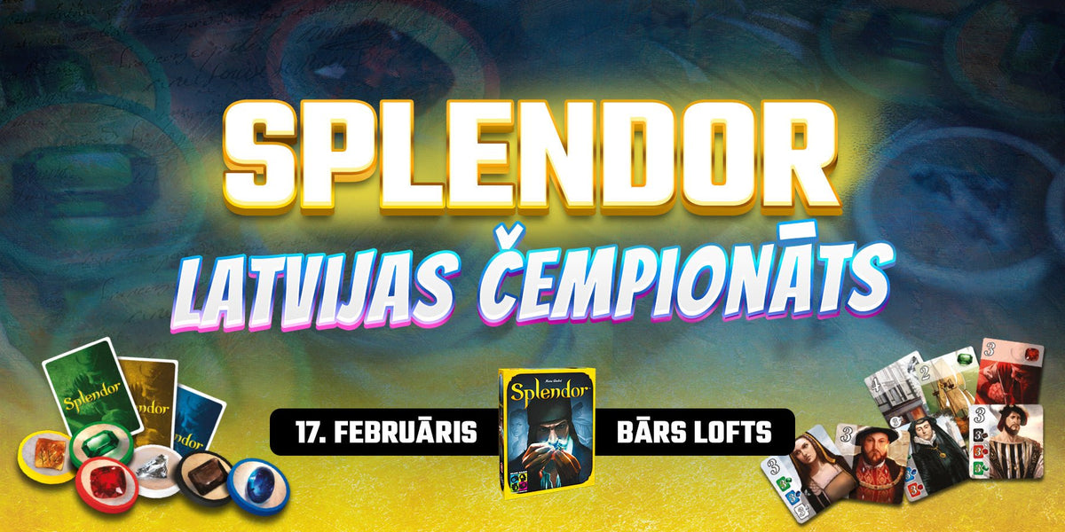 Splendor Latvijas čempionāts 2024 — Brain Games