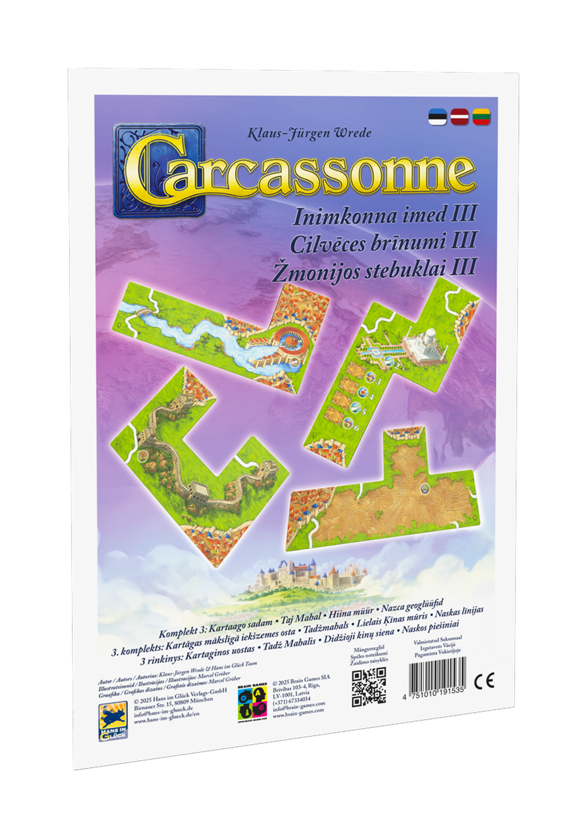 Carcassonne: Cilvēces brīnumi III — Brain Games LV
