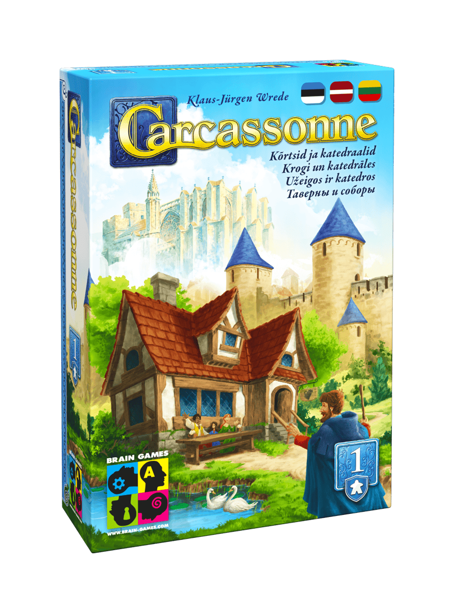 Carcassonne: 1 Taverns and Cathedrals (expansion; 2025) — Brain Games LV
