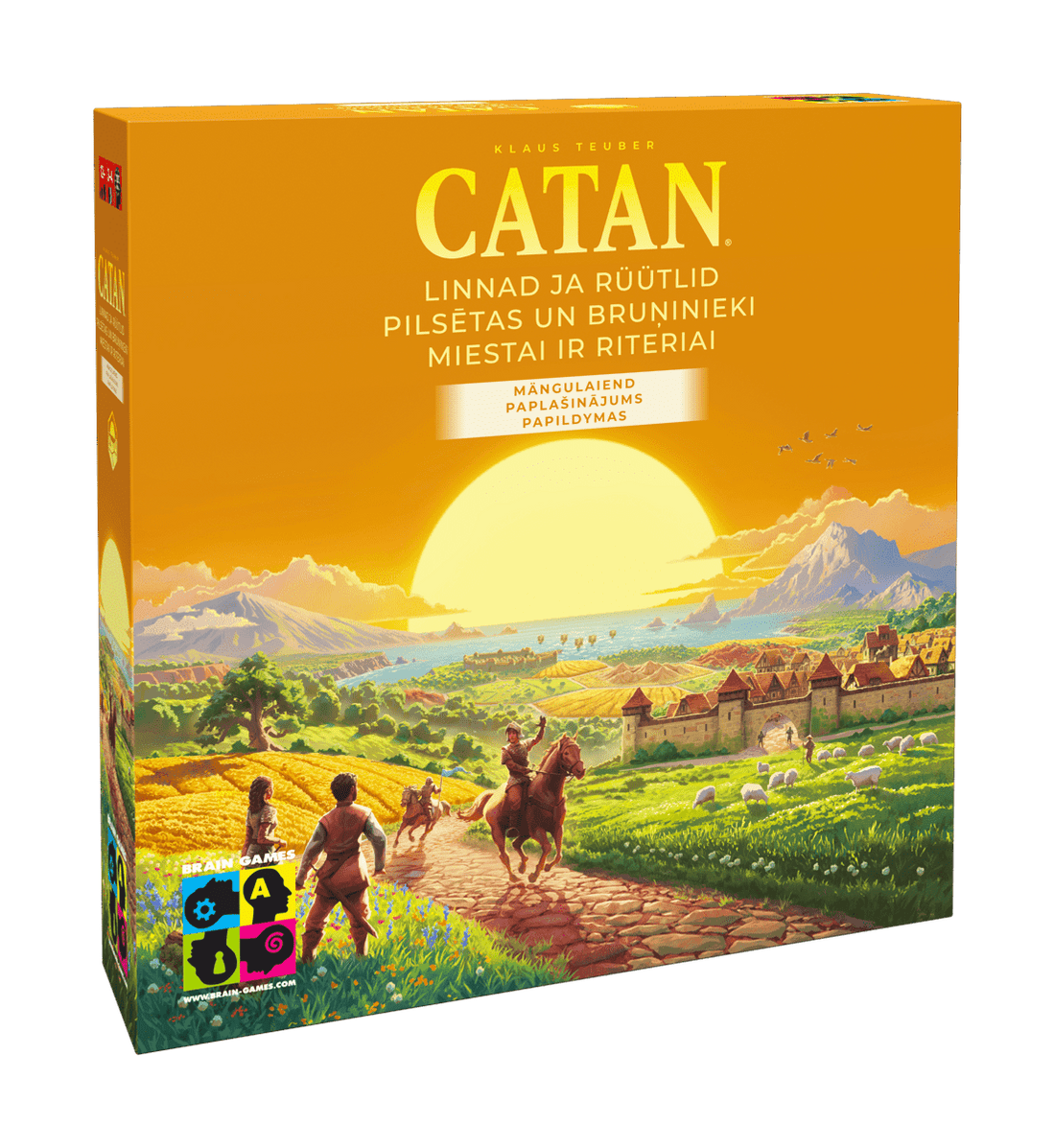 Catan: Cities and Knights (expansion), board game — Brain Games LV
