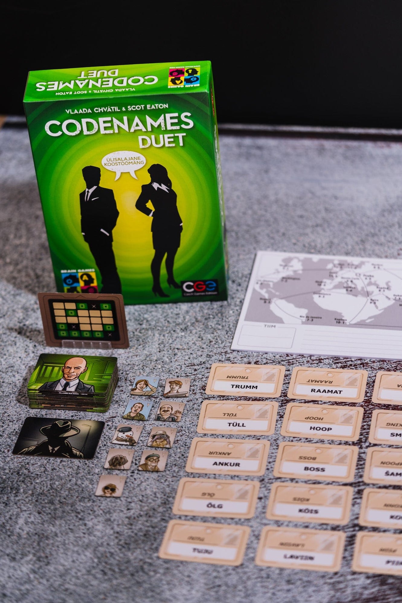 Codenames: Duet, board game — Brain Games LV