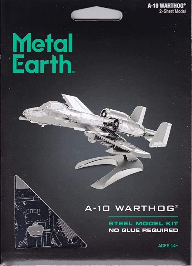 Metal Earth - A-10 Warthog, constructor — Brain Games