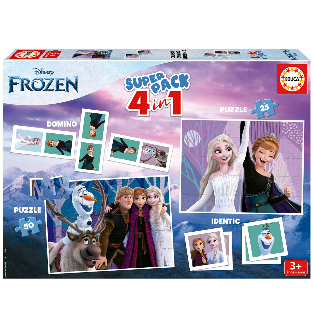 Set of toys and games for children - Frozen — Brain Games LV