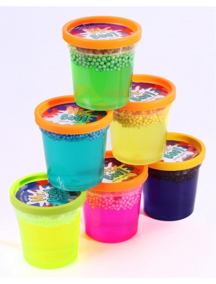 Slime-gum TM Mr.Boo COLA with foam balls 90g — Brain Games LV