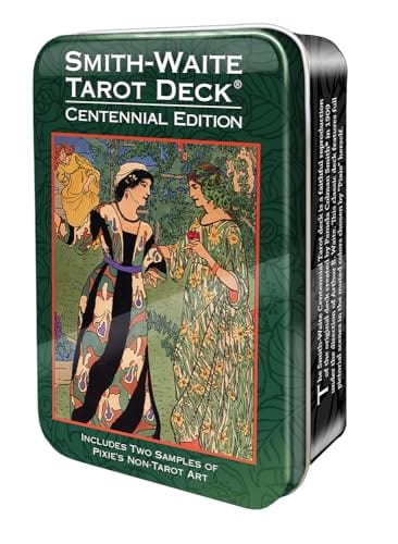 SMITH-WAITE TAROT DECK CENTENNIAL EDITION IN TIN — Brain Games LV