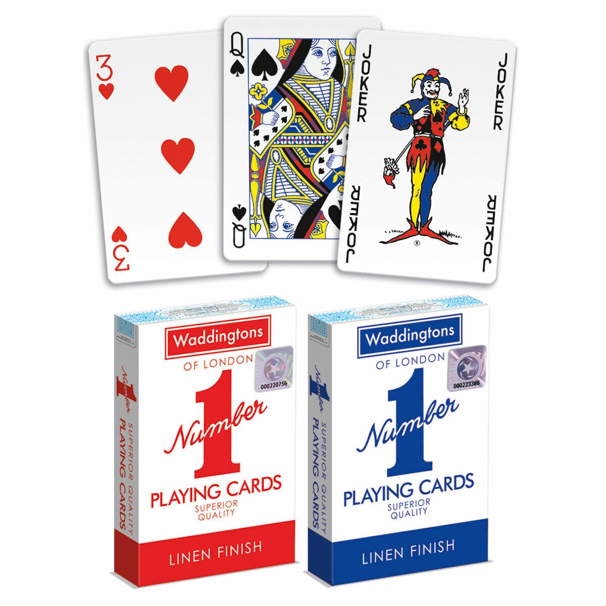 Waddingtons Original' Classic Red and Blue Packs — Brain Games LV
